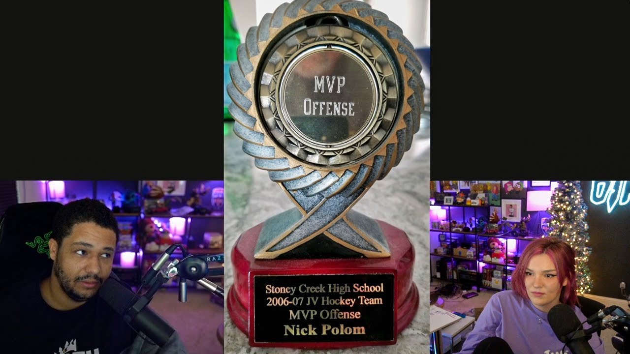 A look at the Legendary Trophy JV Hockey MVP (Nick Polom) - YouTube