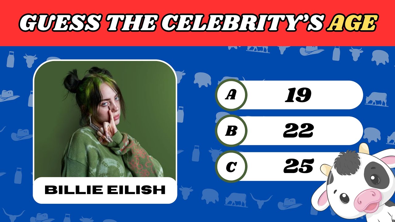 Guess The Celebrity's Age - 2024 Edition! - YouTube