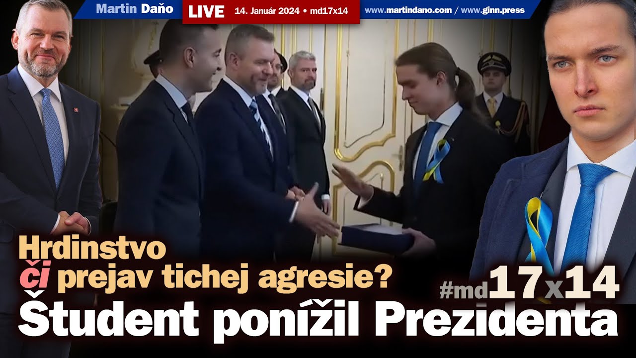 Live: Študent ponížil Prezidenta. Hrdinstvo či prejav tichej agresie ...