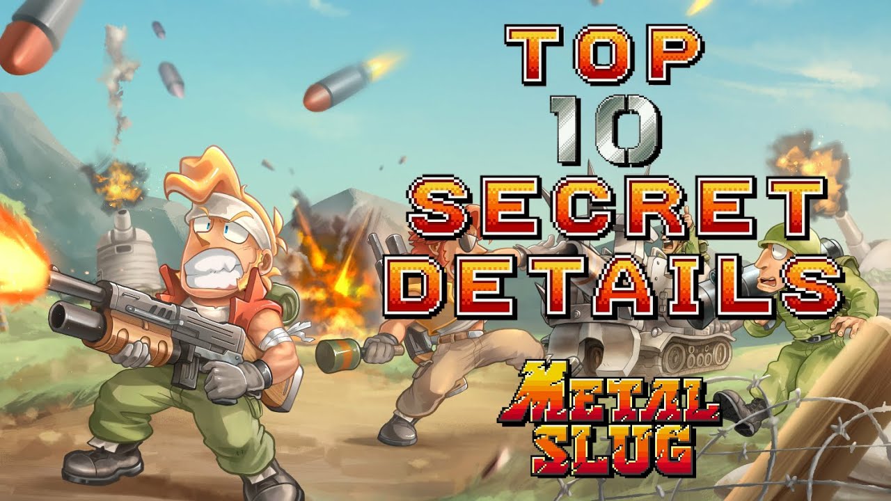 10 AMAZING Details in Metal Slug Series - YouTube
