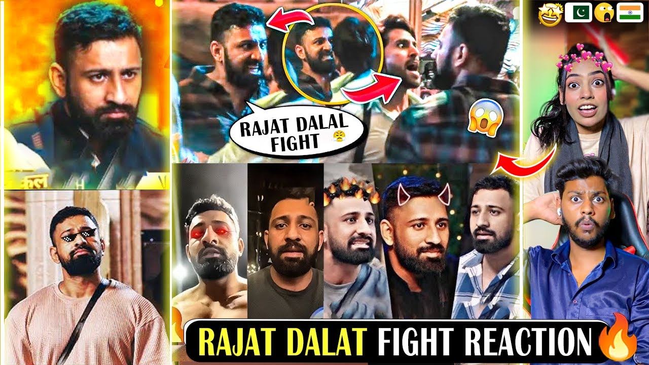 Reaction on Rajat Dalal Attitude Fight 🔥 | Rajat Dalal Angry in BB18 😈🔥 ...