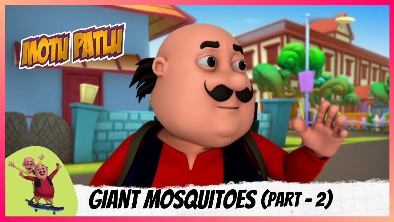 Motu Patlu | मोटू पतलू | Episode 47 Part-2 | Giant Mosquitoes Realtime ...