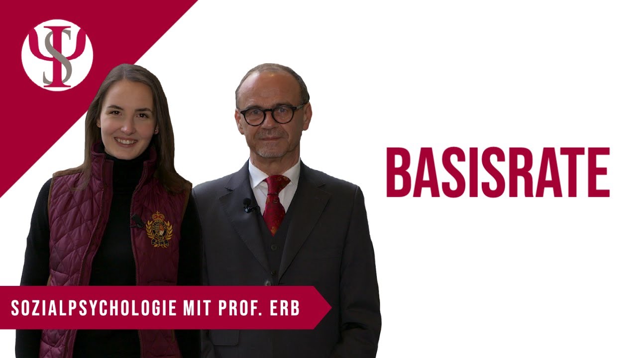 Basisratenfehler | Sozialpsychologie mit Prof. Erb - YouTube