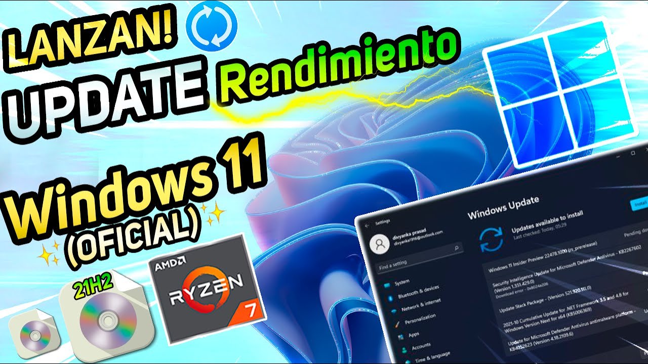 Official Windows 11 Performance Update / Sale Released! Windows 10 21H2 ...