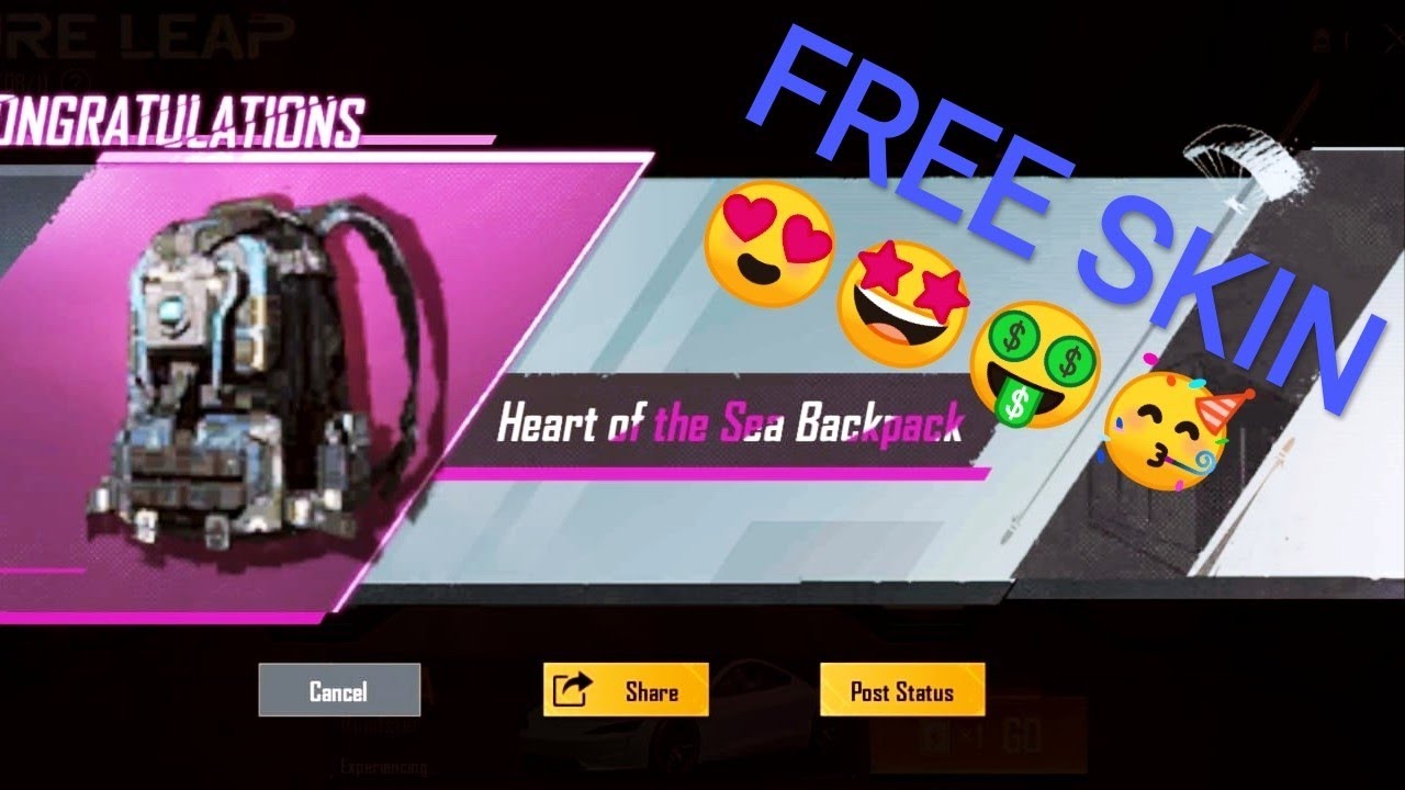 How to get free Legendary Backpack skin in BGMI 🤩🤑 #Shorts #Bgmi #pubg ...