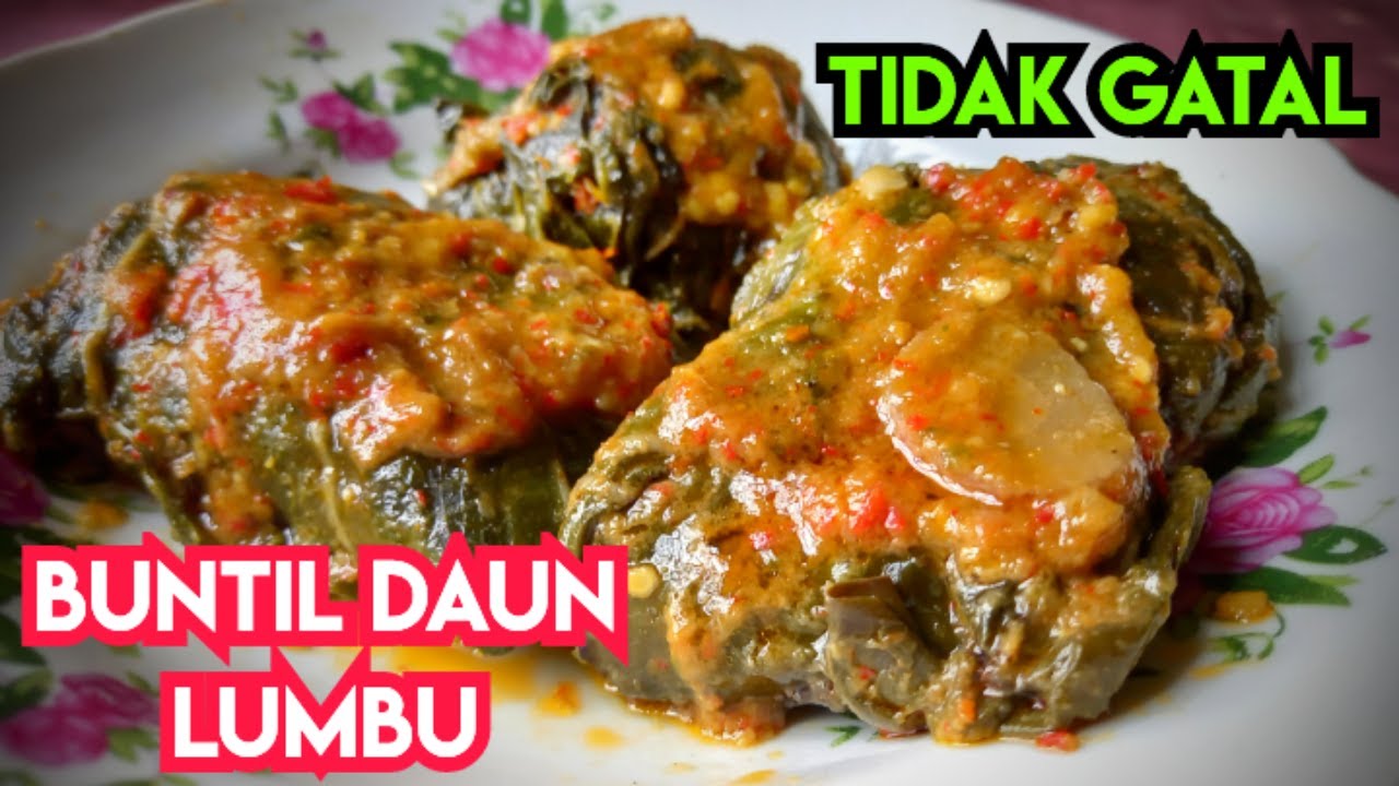 Buntil daun Lumbu,Jalan-jalan di Kampungnya Biyung Dirah - YouTube