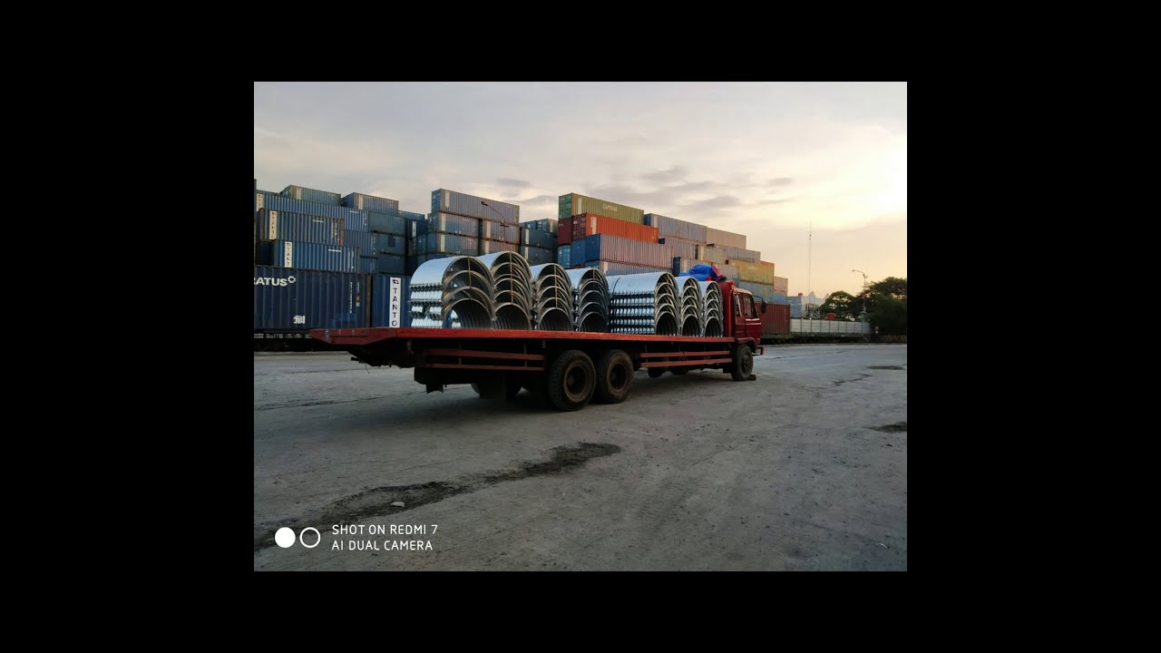 Corrugated Steel Pipe Armco - YouTube