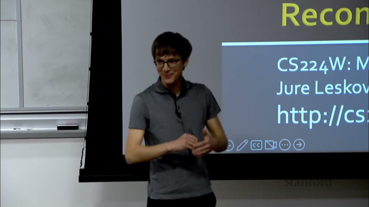 Stanford Cs224w Machine Learning W Graphs I 2023 I Gnns For Recommender Systems Youtube
