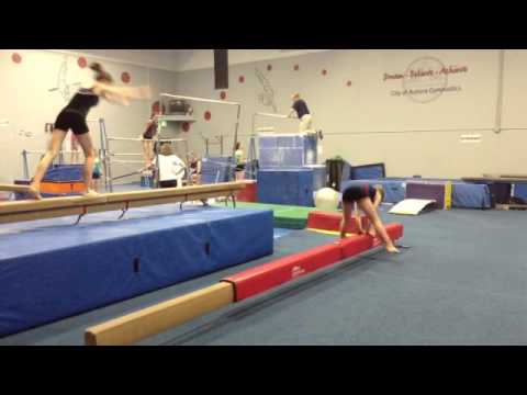 Ashley Rodewald Beam Routine December 20, 2012 - YouTube