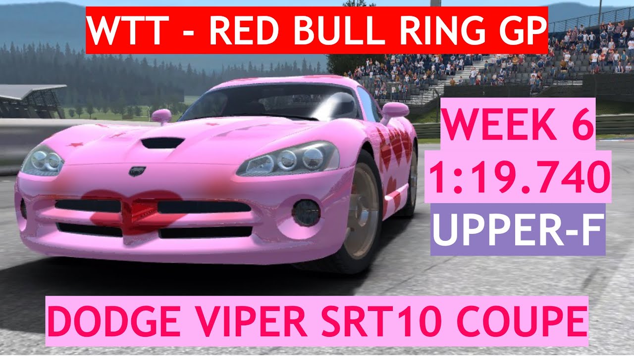 WTT (Week 7, 2023) - Dodge Viper SRT10 Coupe at Red Bull Ring GP - YouTube