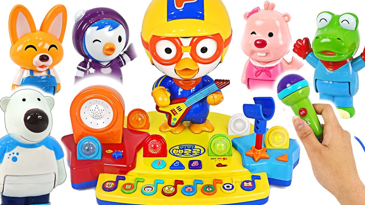 Let's sing and play with Pororo~! Music Star Pororo! #PinkyPopTOY - YouTube