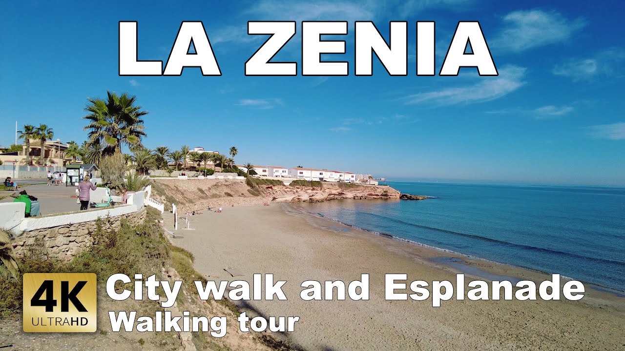 La Zenia (Costa Blanca, Orihuela Costa), Spain - Walking tour [4k 60 ...
