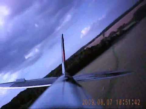 Daves flight - Ripmax Spitfire 600 EP - 2nd flight.. not too bad ...
