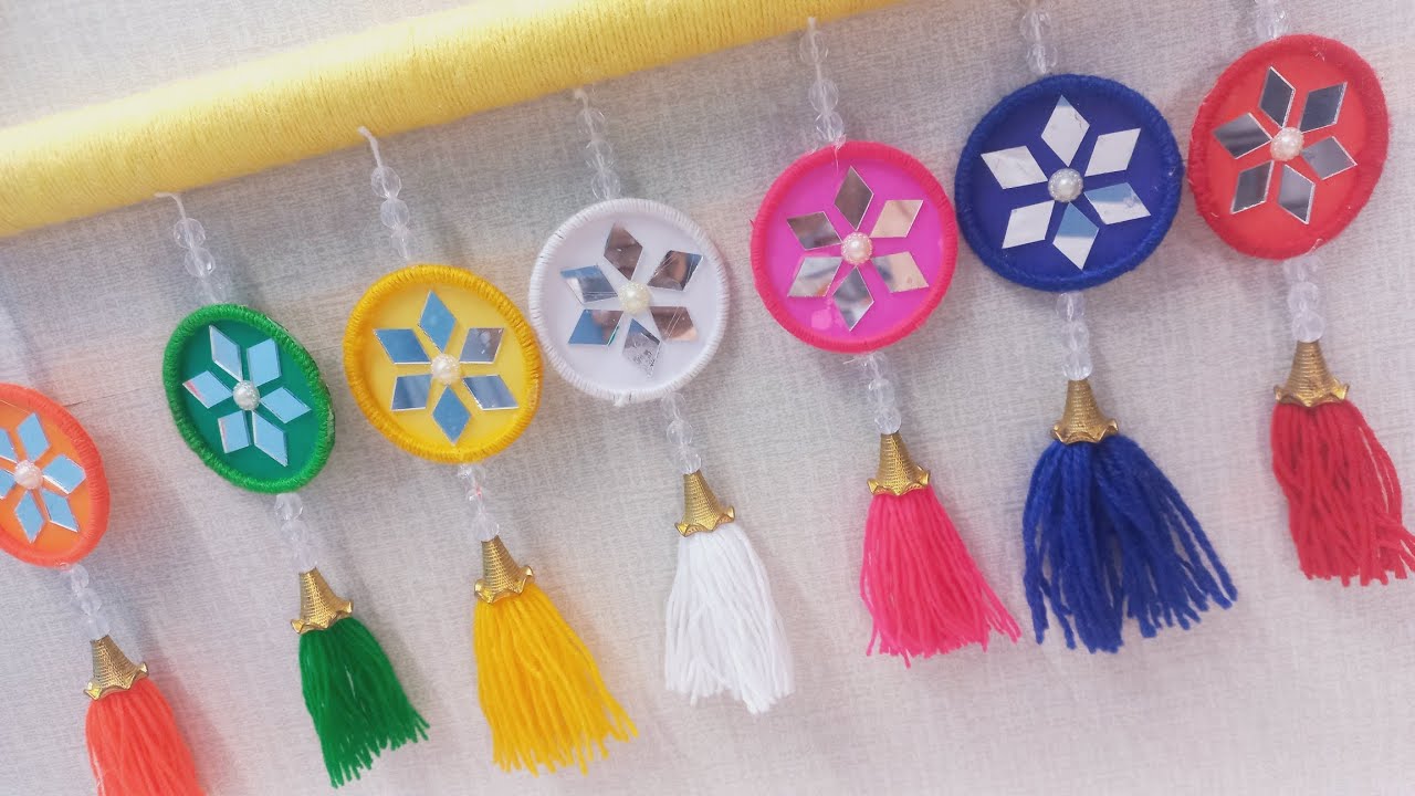 Wall Hanging Craft Using Bangles | unique homemade crafts | Craft Ideas ...