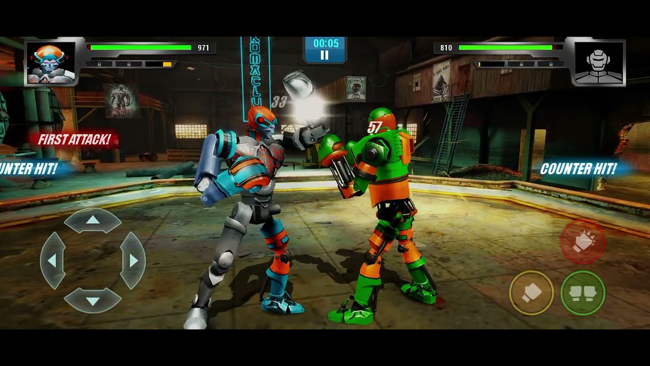 The Real steel Boxing Champion game first Gameplay - YouTube