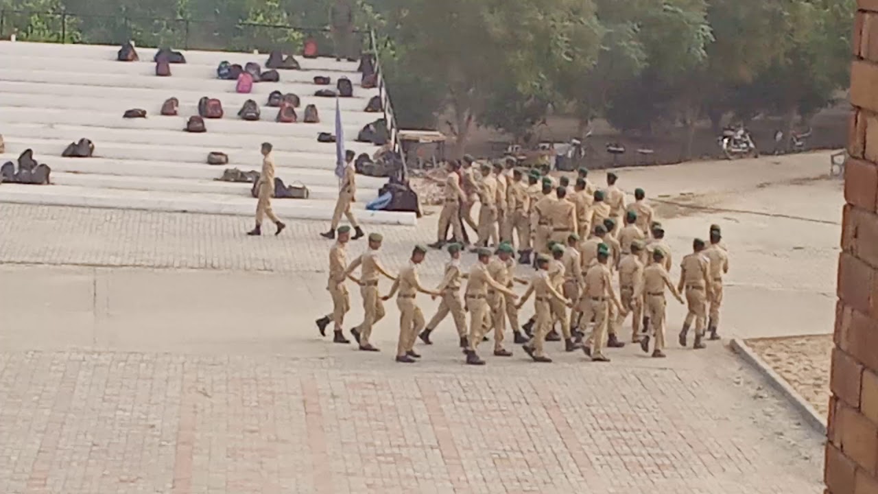 March pass by the cadets of cco - YouTube