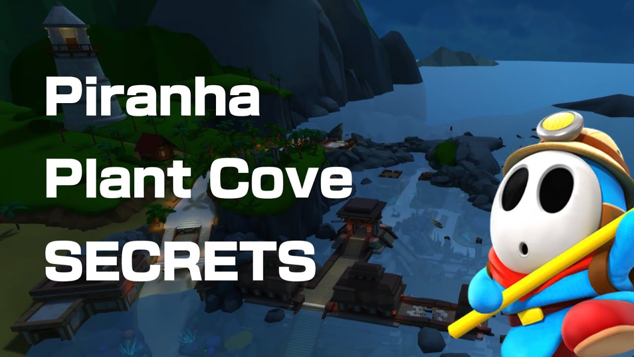 Piranha Plant Cove - Unused Route Exploration + Out of Bound Secrets ...