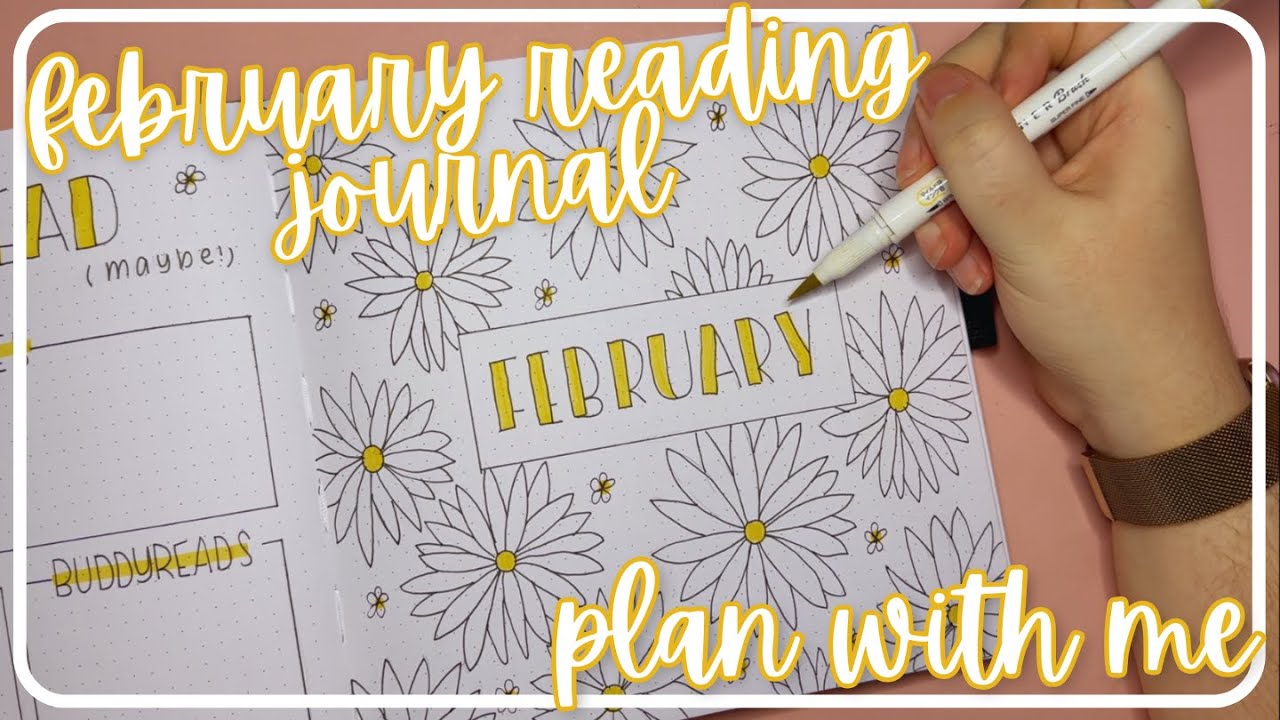 🌼 February in my Reading Journal 🌼 February 2024 Plan With Me Reading ...