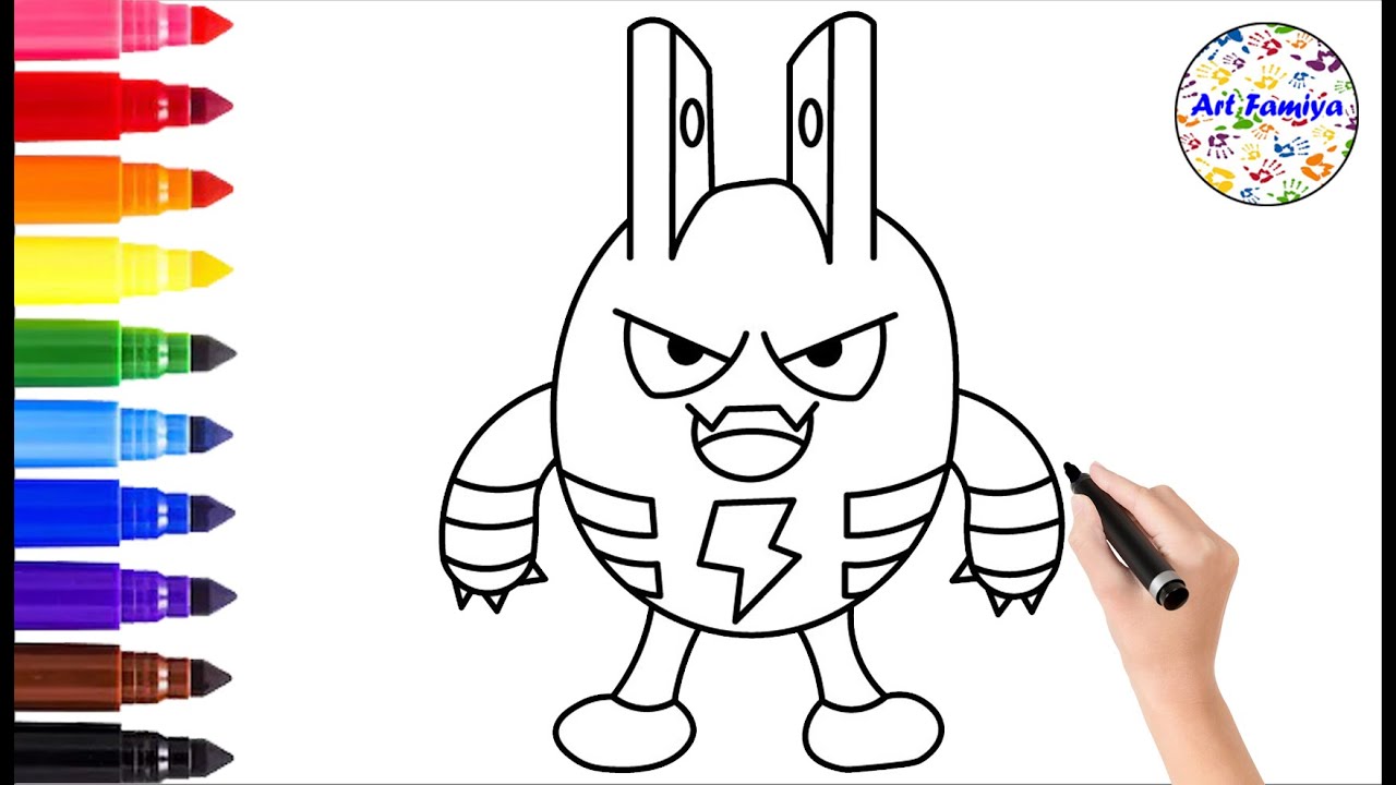 HOW TO DRAW POKEMON - ELEKID POKEMON - EASY DRAWINGS STEP BY STEP - YouTube