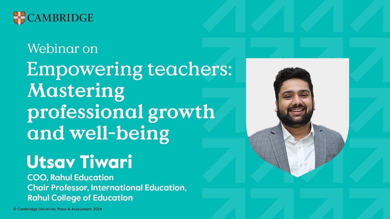 Webinar on “Empowering Teachers: Mastering Professional Growth and Well ...