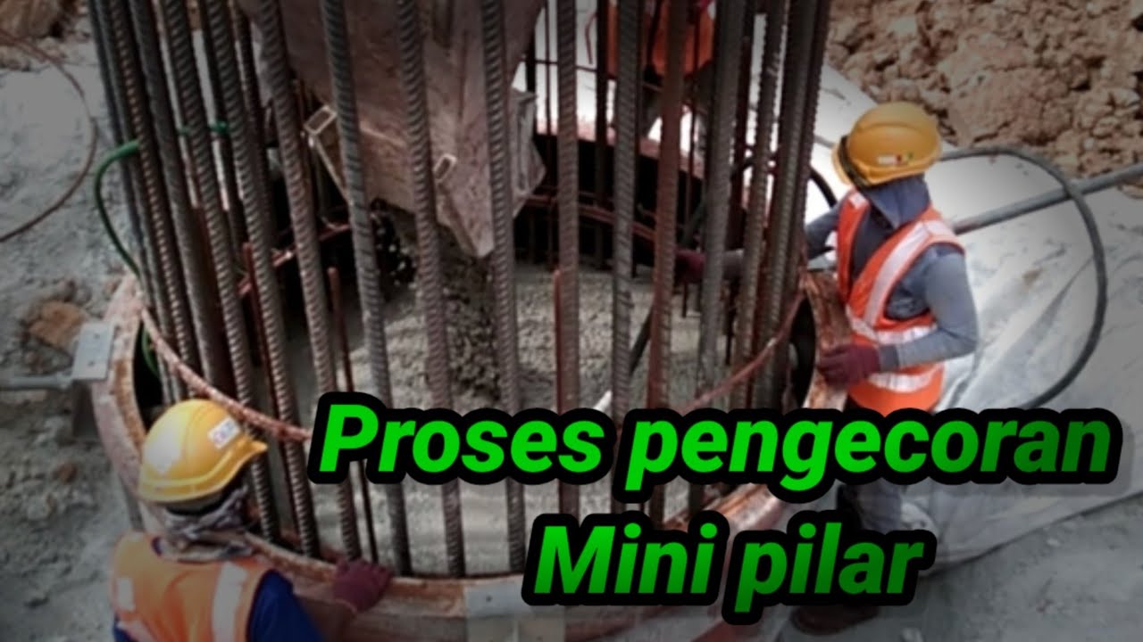 Proses pengecoran kolom bulat - YouTube