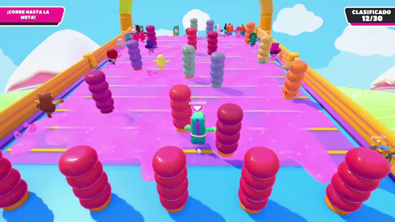 Jugando al fall guys intentando conseguir la corona - YouTube