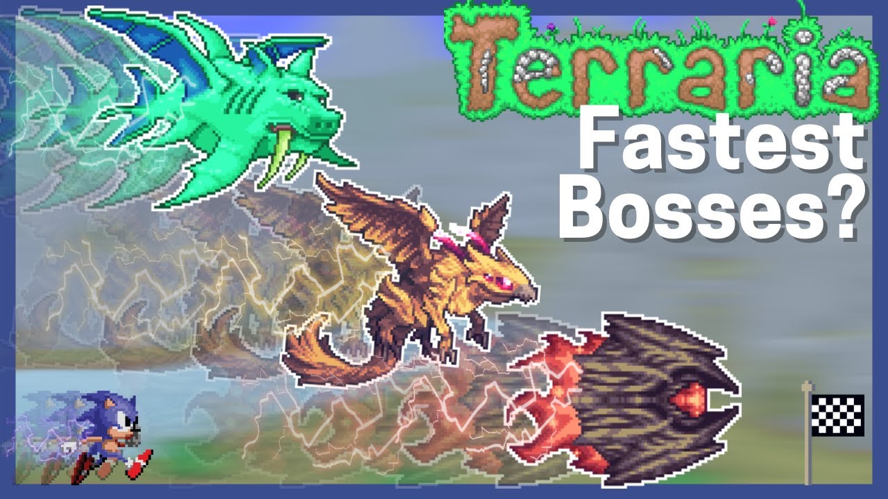 What are the fastest bosses in Terraria? - YouTube