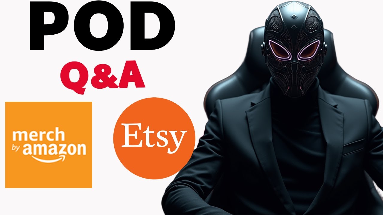 POD Q&A And Motivation Etsy Merch By Amazon - YouTube