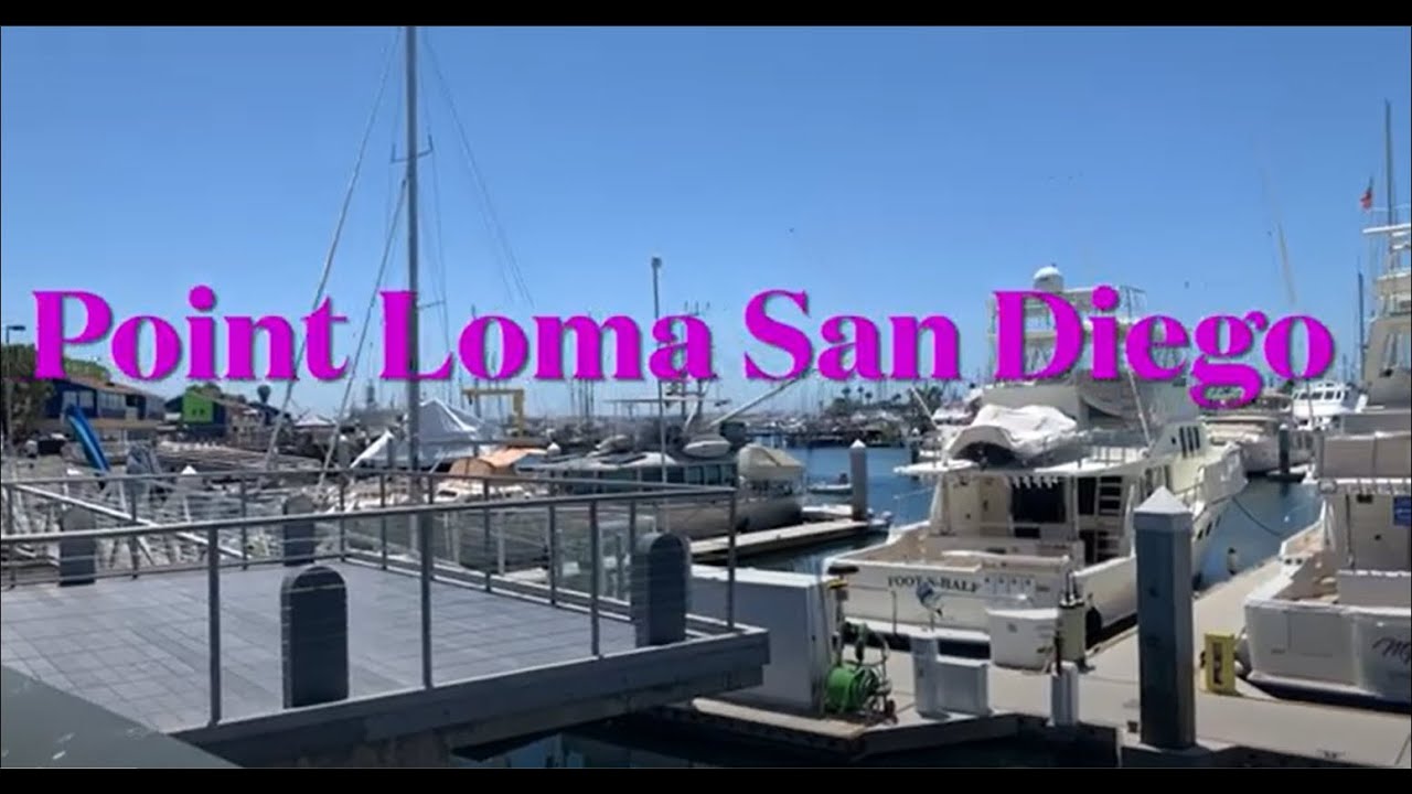 Point Loma San Diego 4K 60 fps Walk Beautiful Day เดินเที่ยวที่ Point ...