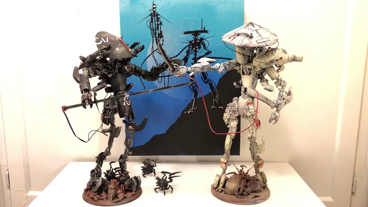 Samurai robot scratch built - YouTube