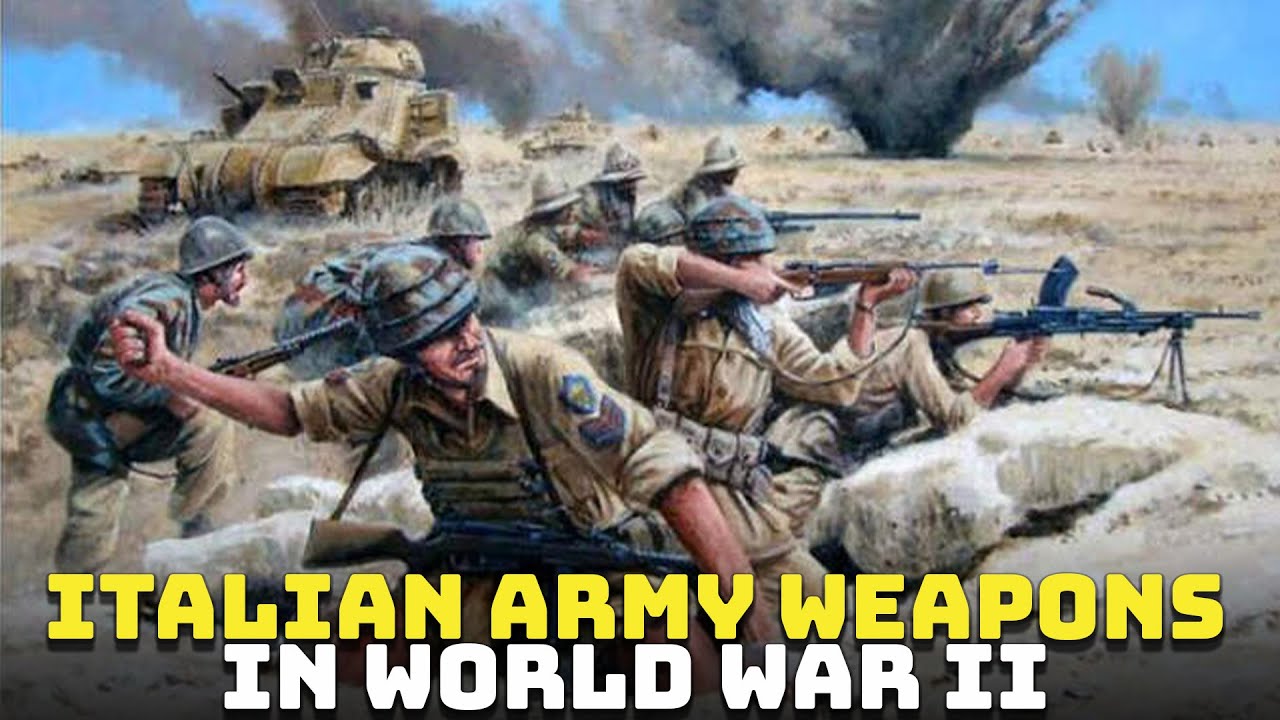 Italian Army Weapons in World War II - YouTube