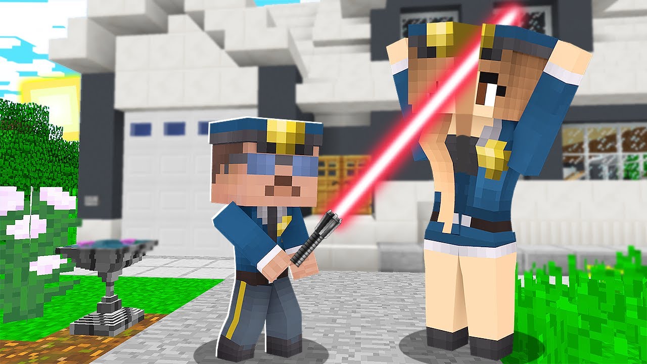 POLİS BEBEK KIZ POLİSİ ORTADAN İKİYE BÖLDÜ! 😱 - Minecraft - YouTube