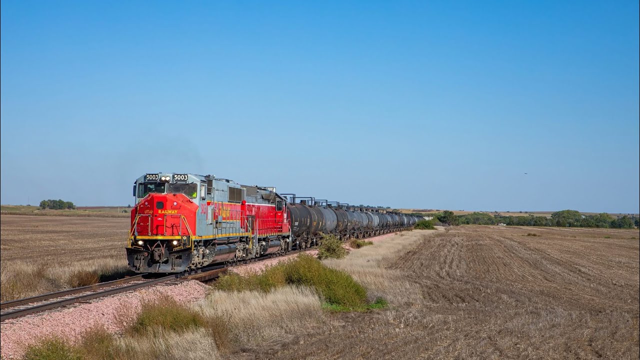 9/26/2025: KYLE Railroad Concordia Sub: UTAH MK50-3 #5003 leads train ...
