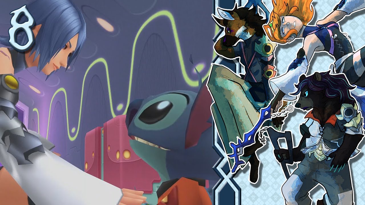 Stitch's adorable walk cycle in Kingdom Hearts: Birth by Sleep - YouTube