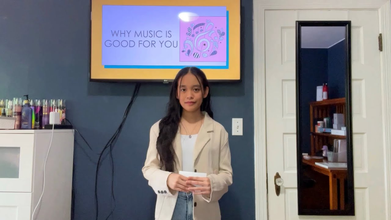 Persuasive Speech - Why Music is Good for You - YouTube