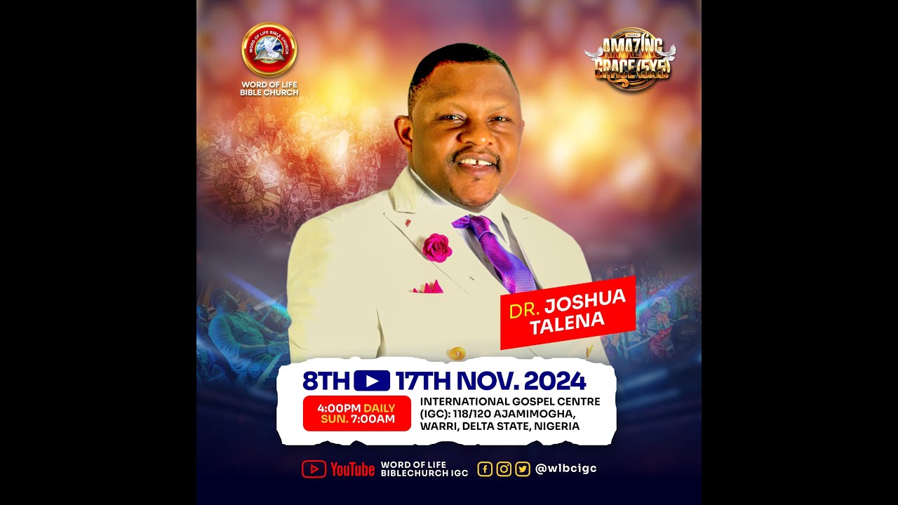 Jubilee Word Festival Day 10 with Apostle Joshua Talena - YouTube