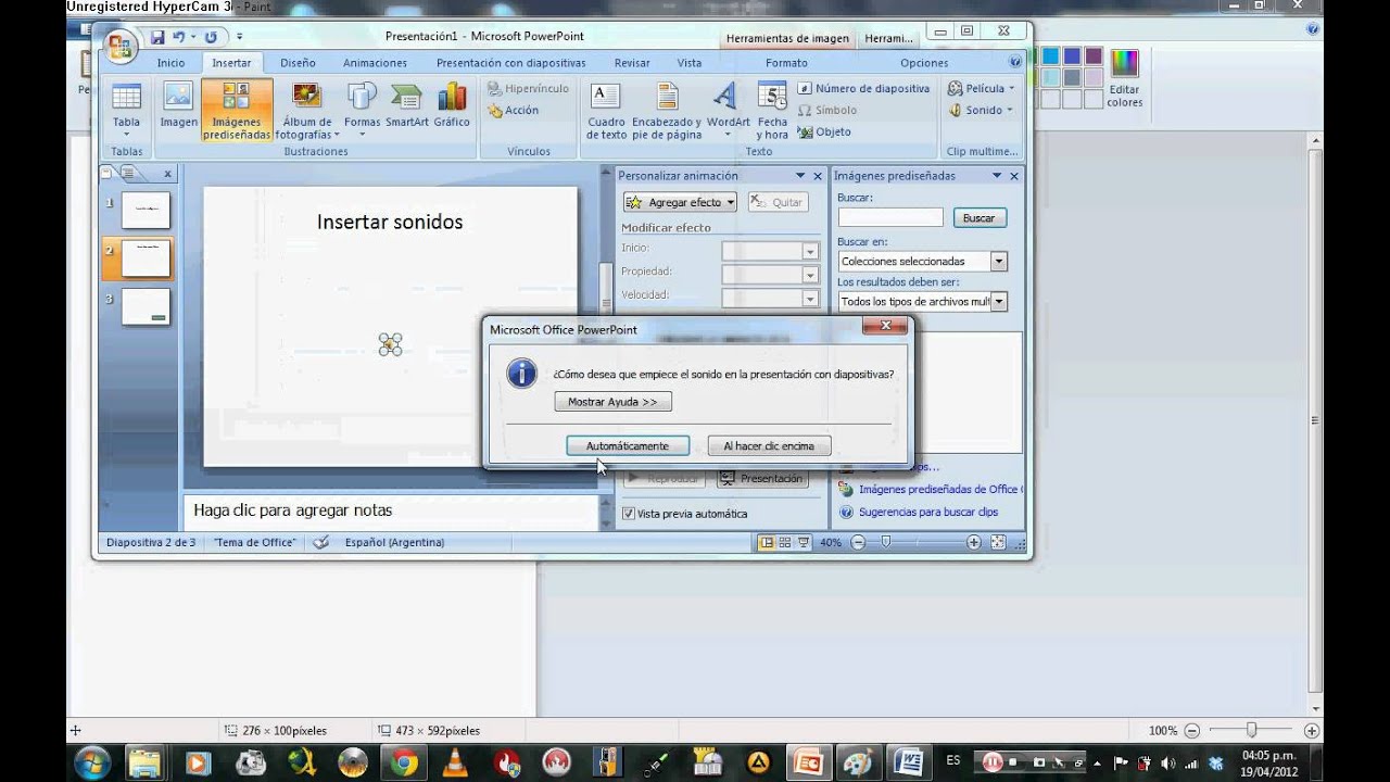 Insertar sonidos - YouTube