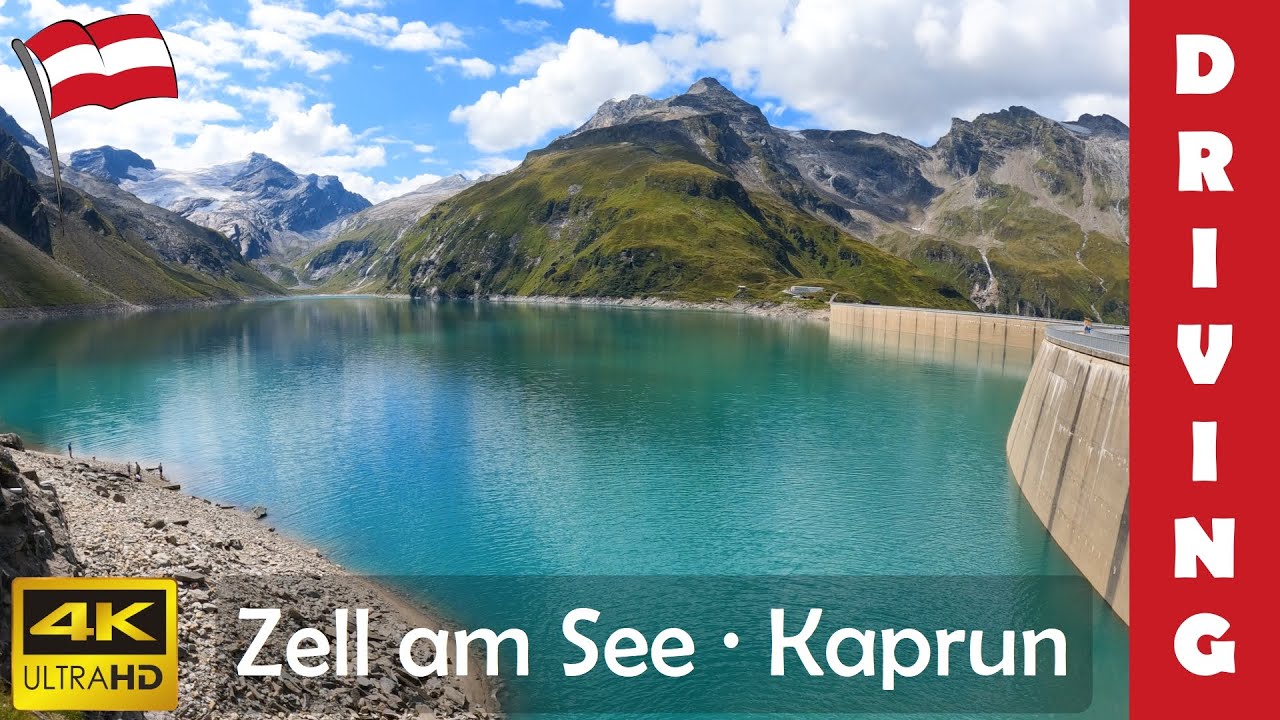 Driving in Austria 21: From Zell am See to Kaprun High Mountain ...
