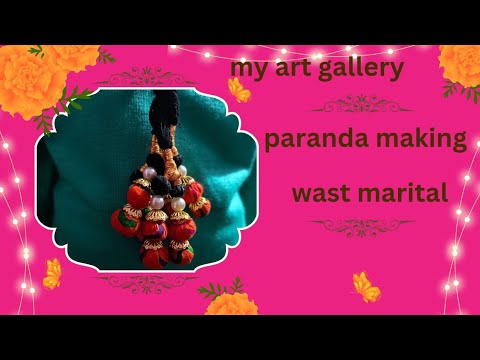 beautiful paraanda making#carftsforhome #easycarft #diy #art #craft ...