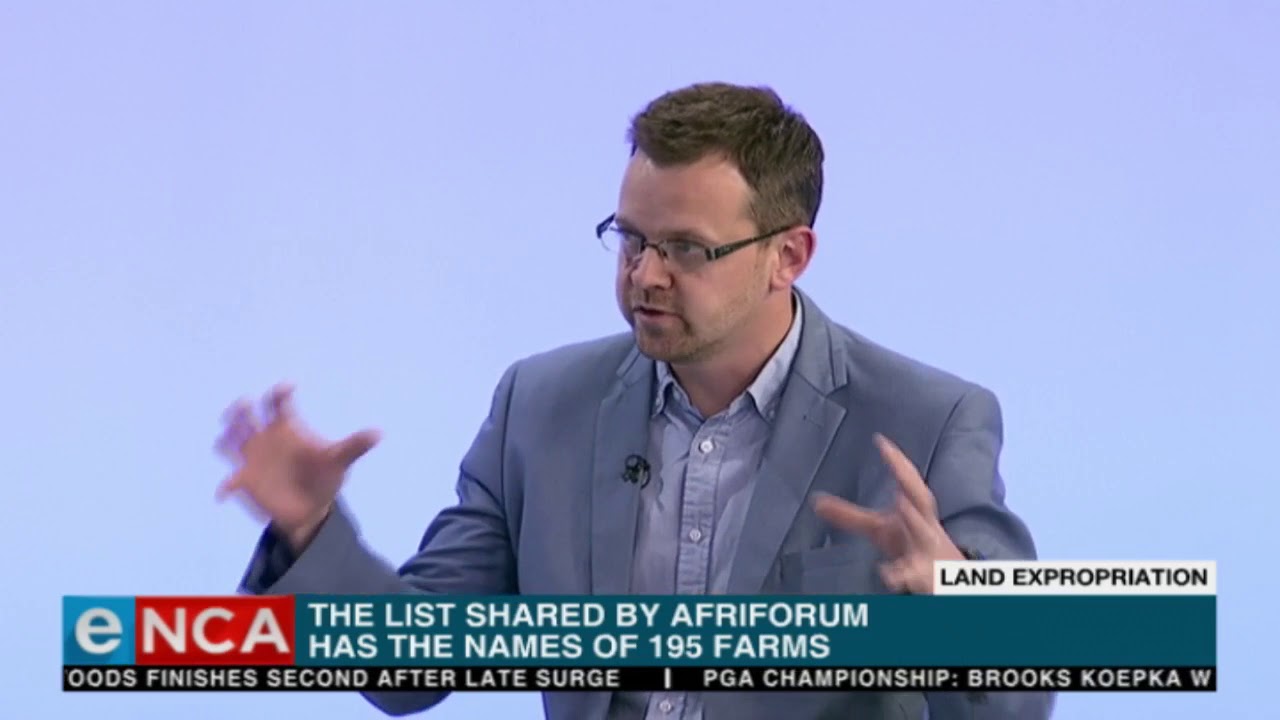 Ernst Roets speaks on the controversial 'Land List' - YouTube