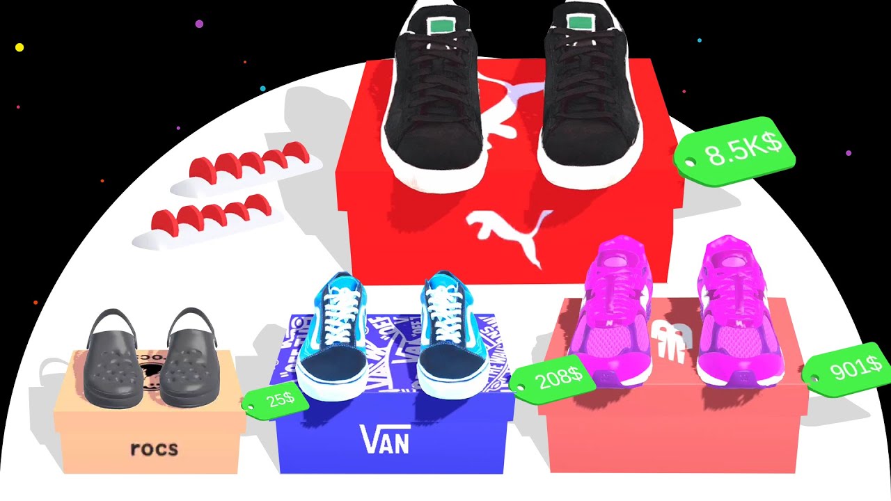 The HORRIBLE Sneaker Evolution! 🤢👟 SHOES EVOLUTION 3D (Satisfying ...