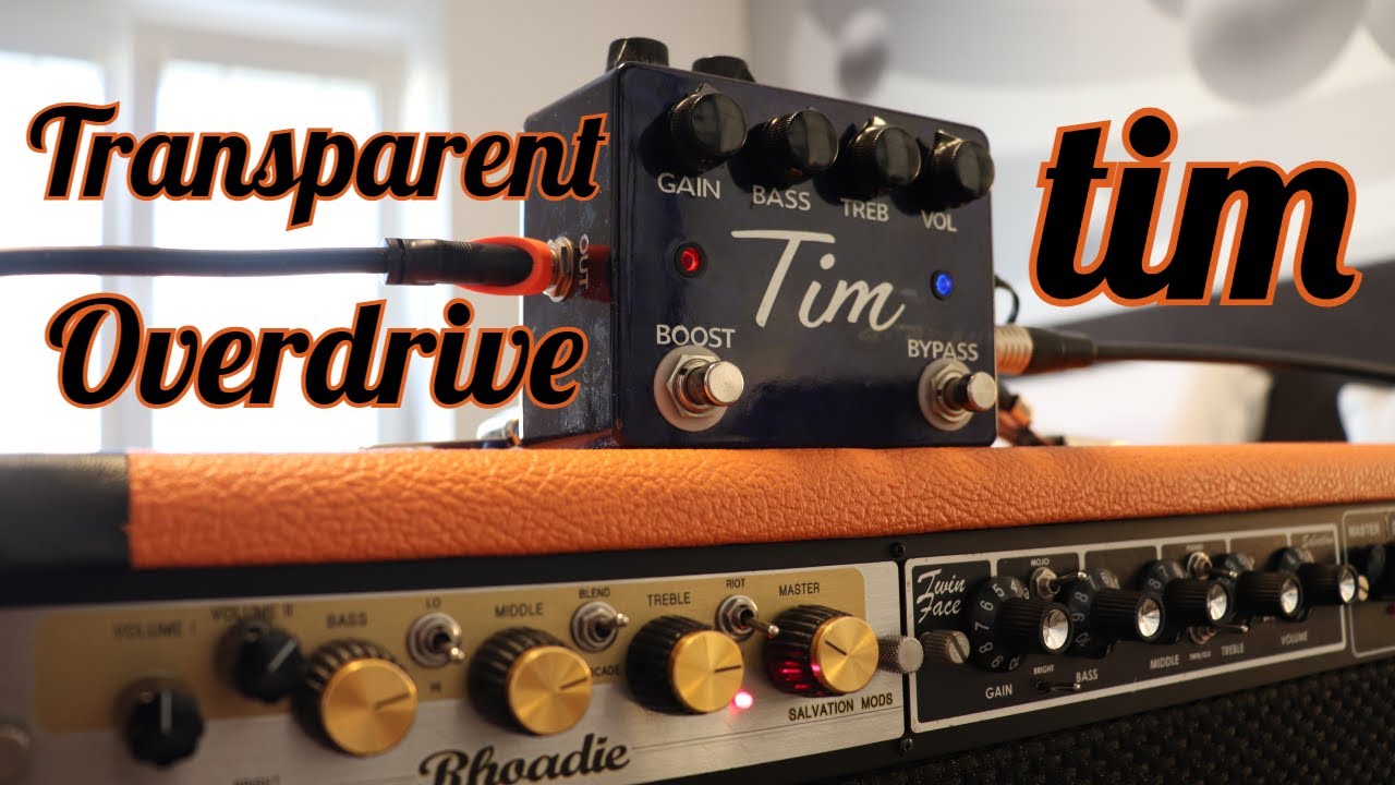Tim [overdrive pedal test] - YouTube