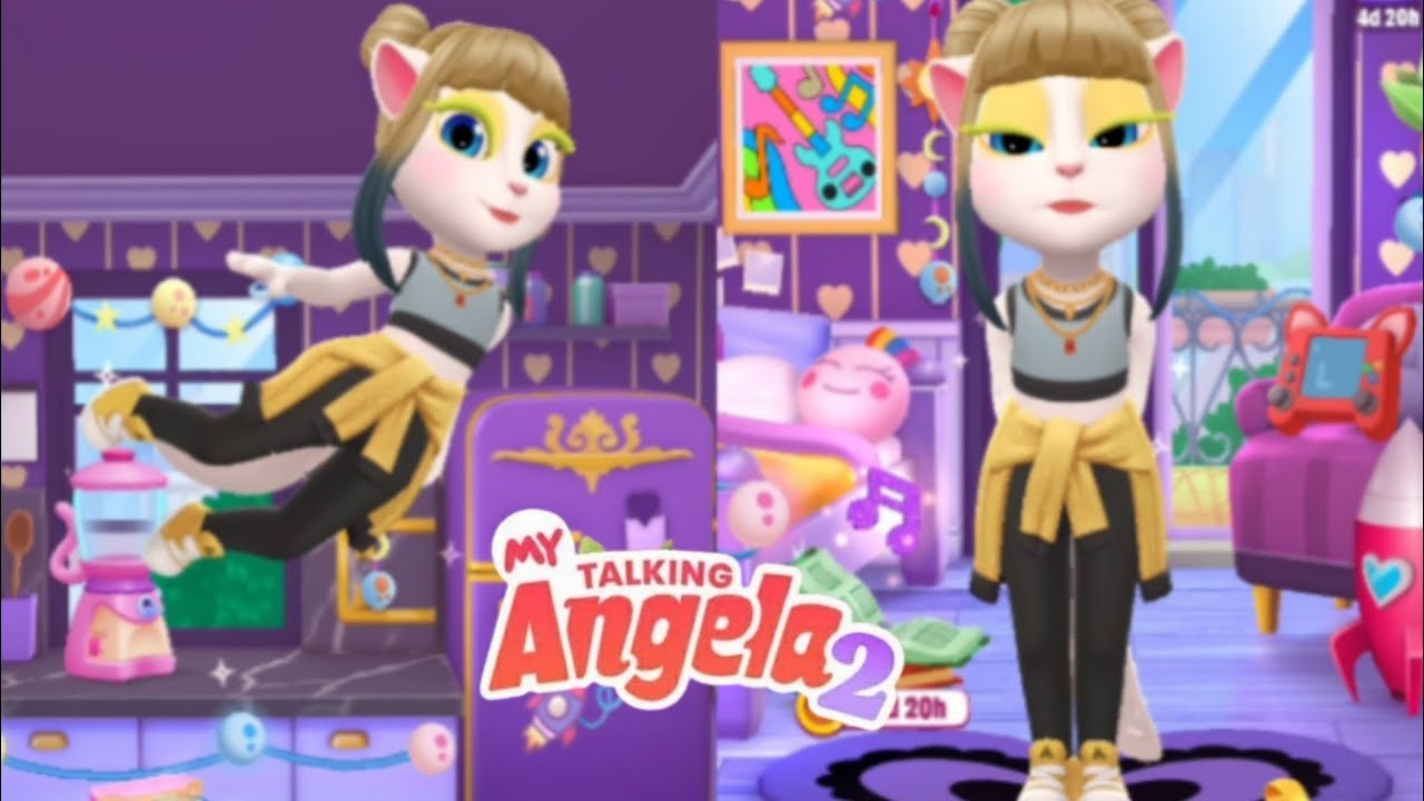My Talking Angela 💝 2 wants to sleep 💤😴 - YouTube