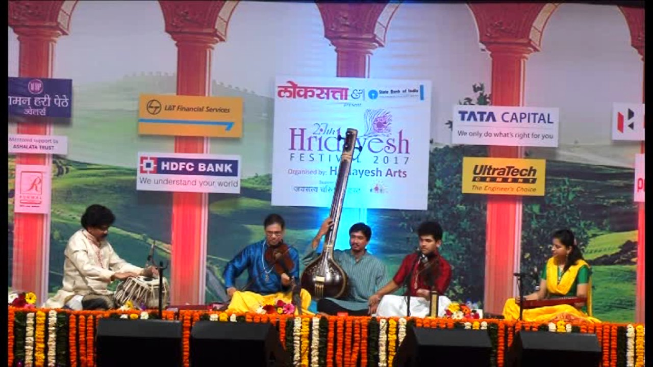 Pt. Milind and Yadnesh Raikar | Raag Bhoop| Violin Duet | Hridayesh ...