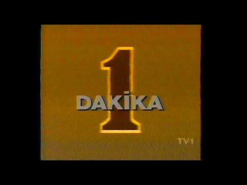 TRT 1 Dakika Kamu Spotu ve 28 Eylül 1990 TV 1 Program Akışı