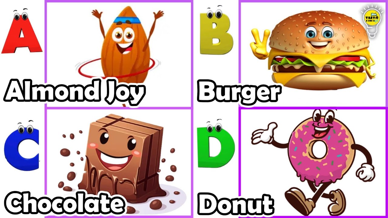 Food ABC Song | Food Alphabet Song | Phonics song a to z | Learn ABC ...