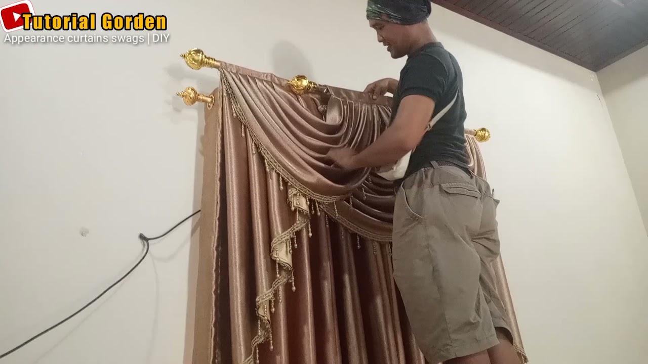 Appearance curtains swags | DIY - YouTube
