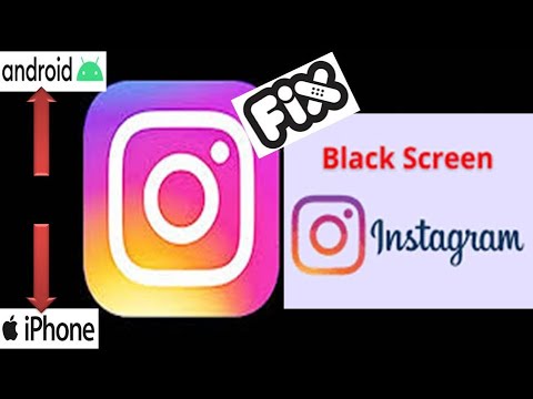 How to fix Instagram Black Screen || Instagram Black Screen Problem ...
