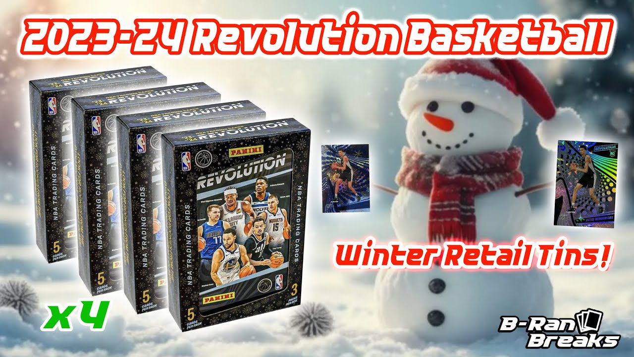 ️ NBA WINTER TINS ️ MULTIPLE WEMBYs PULLED! 2023-24 Panini Revolution ...