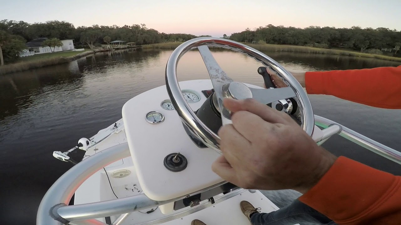 Running the tower skiff. - YouTube